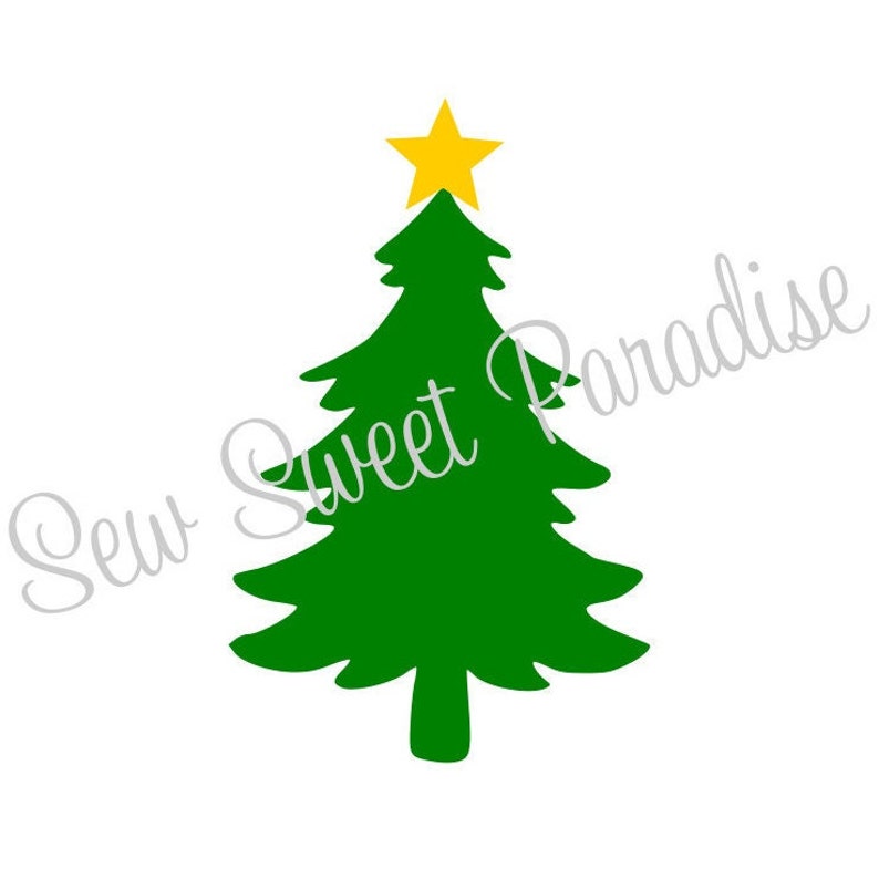 Christmas Tree SVG Christmas SVG Christmas Tree Star SVG - Etsy