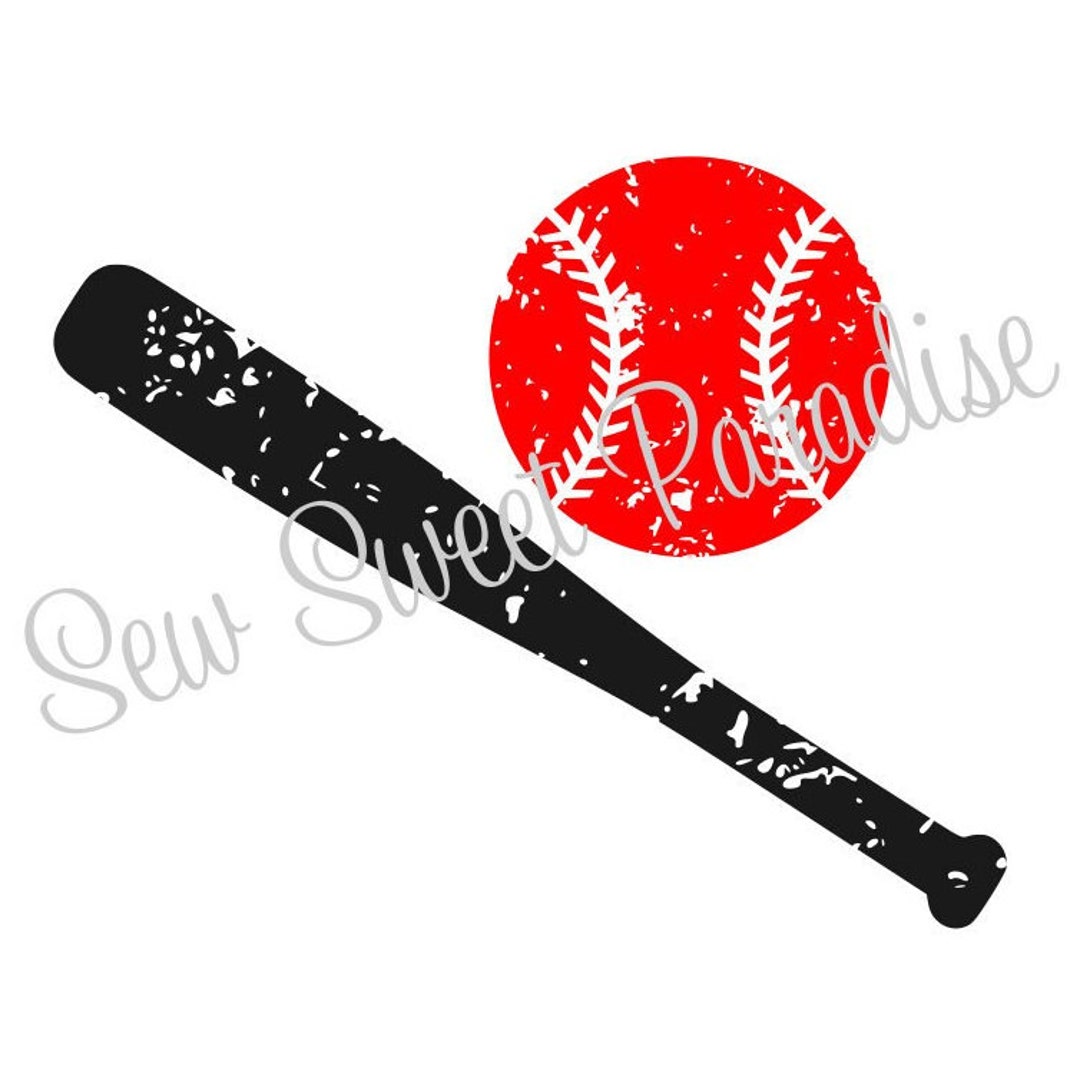 Baseball SVG, Baseballschläger SVG, Baseball Grunge SVG, digitaler ...