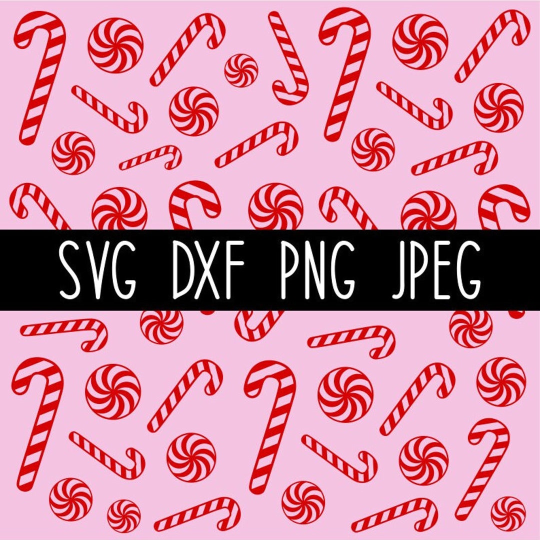 Candy Cane SVG, Candy Cane Pattern SVG, Pink Candy Cane Paper PNG ...