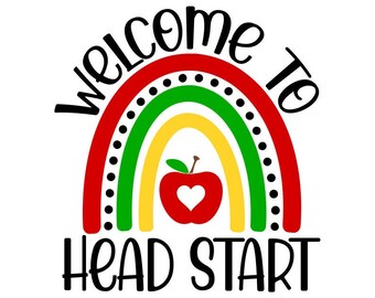 Head Start Sign Svg - Etsy