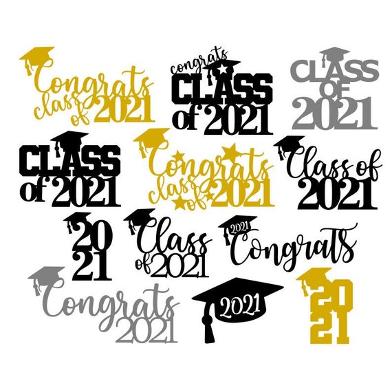 Printable graduation pdf png Layered Graduation SVG class of 2021 ...