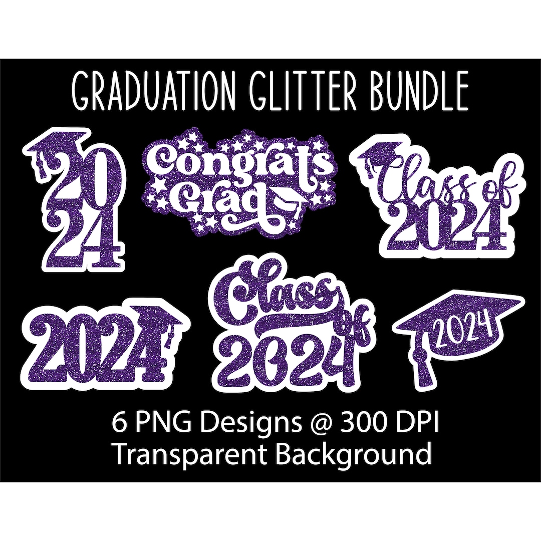 Graduación 2024 Diseños PNG, Grad Cap 2024, Felicidades Grad, Purple ...