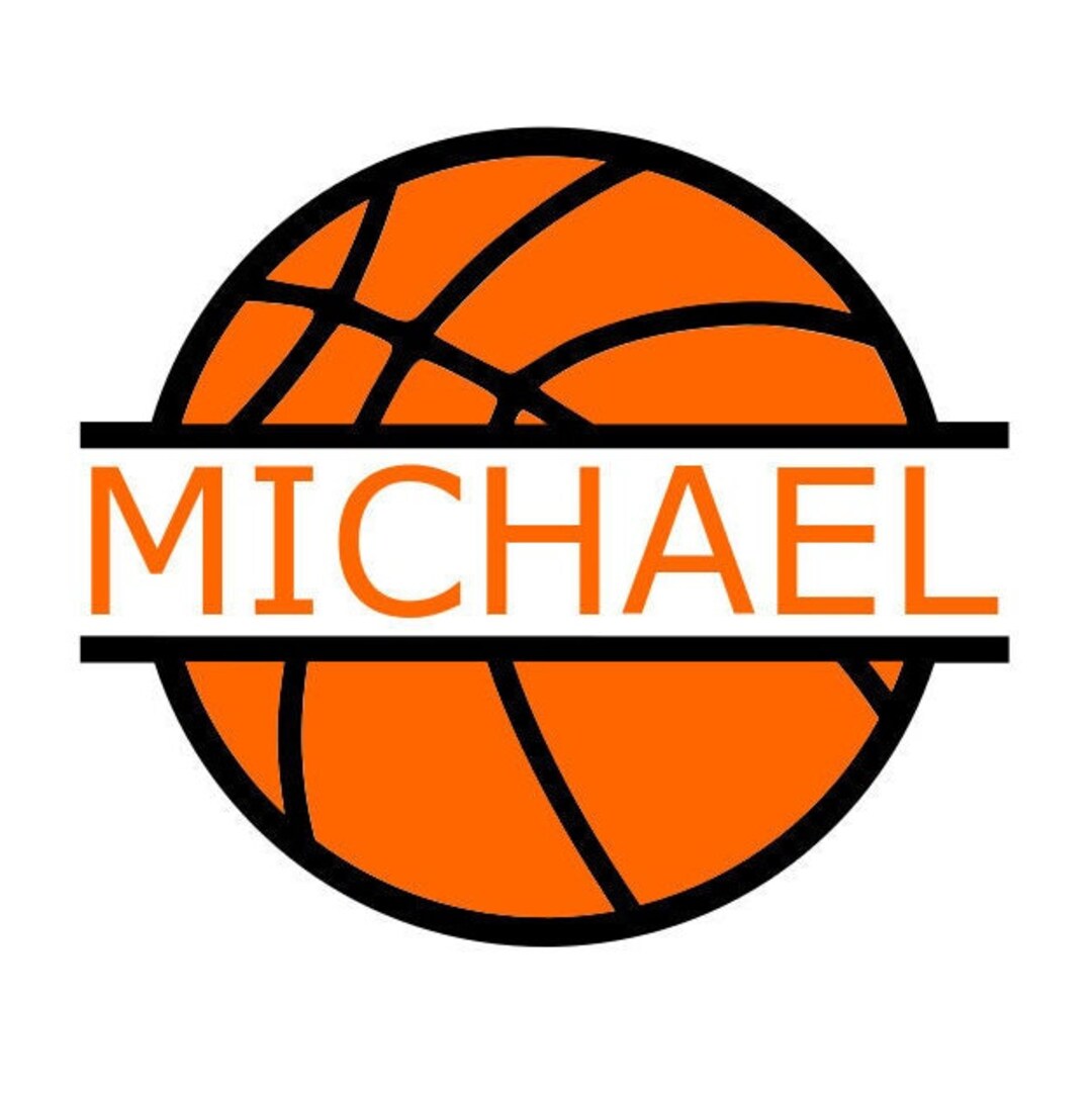 Basketball SVG, Basketball Name Frame SVG, Digital Download, Cut File ...