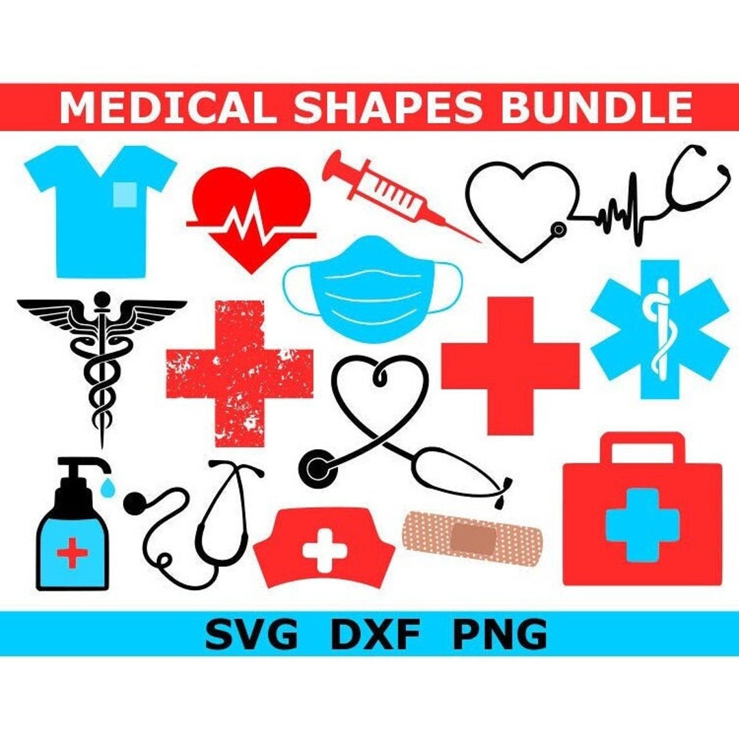 Medical SVG Bundle, Hospital SVG, Medical PNG, Digital Download, Cut ...