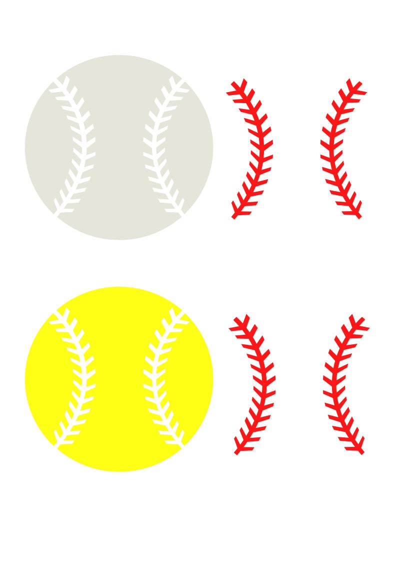 Softball Svg Frames Monogram Frame Svg Bat Svg Digital Etsy