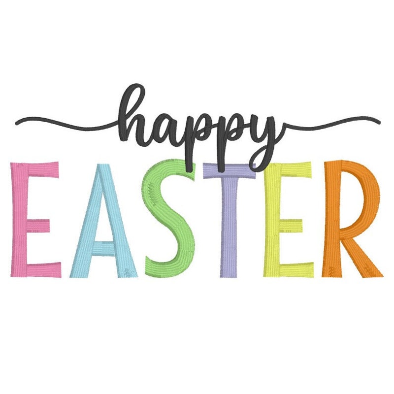 Happy Easter Script - Etsy