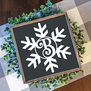 Monogram SVG/DXF/PNG Alphabet, Snowflake Letters Alphabet, Digital ...