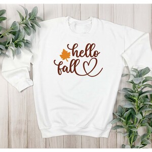 Hello Fall Embroidery Design: Autumn Leaf, 4x4 5x7 6x10 7x12 Hoop, Pes ...
