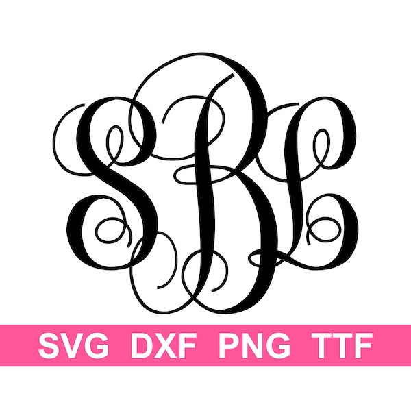 Monogram Svg - Etsy