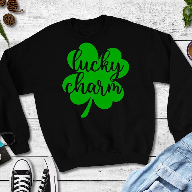 St Patricks Day SVG Lucky Charm SVG Shamrock SVG Digital - Etsy