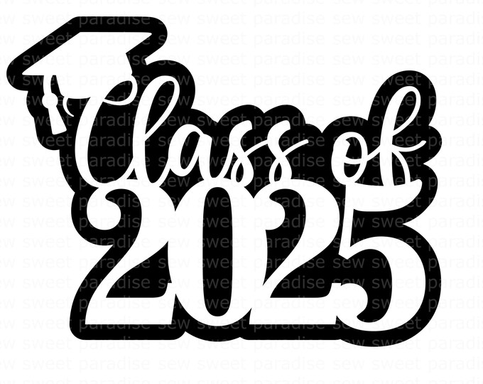 Class of 2025 SVG, 2025 Graduation Cake Topper Svg, 2025 Grad Cake ...