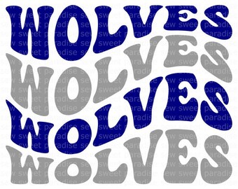 Wolves Svg School Spirit Shirts Svg School Mascot Svg - Etsy