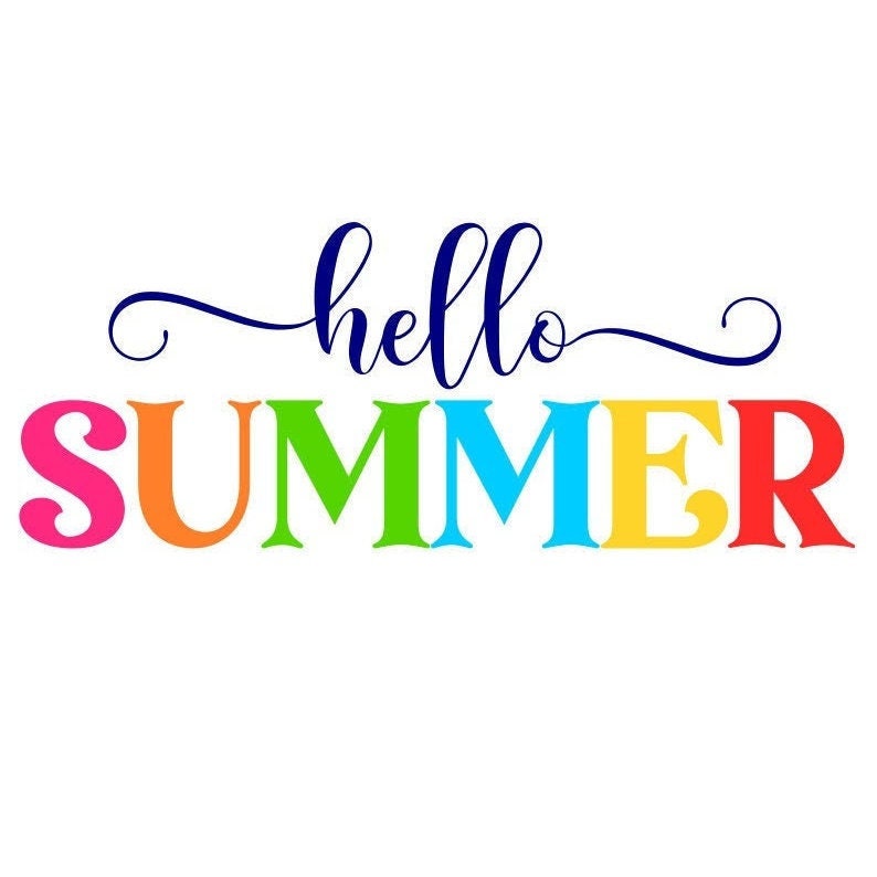 Hello Summer SVG Summer Door Sign SVG Summer SVG Digital - Etsy Australia
