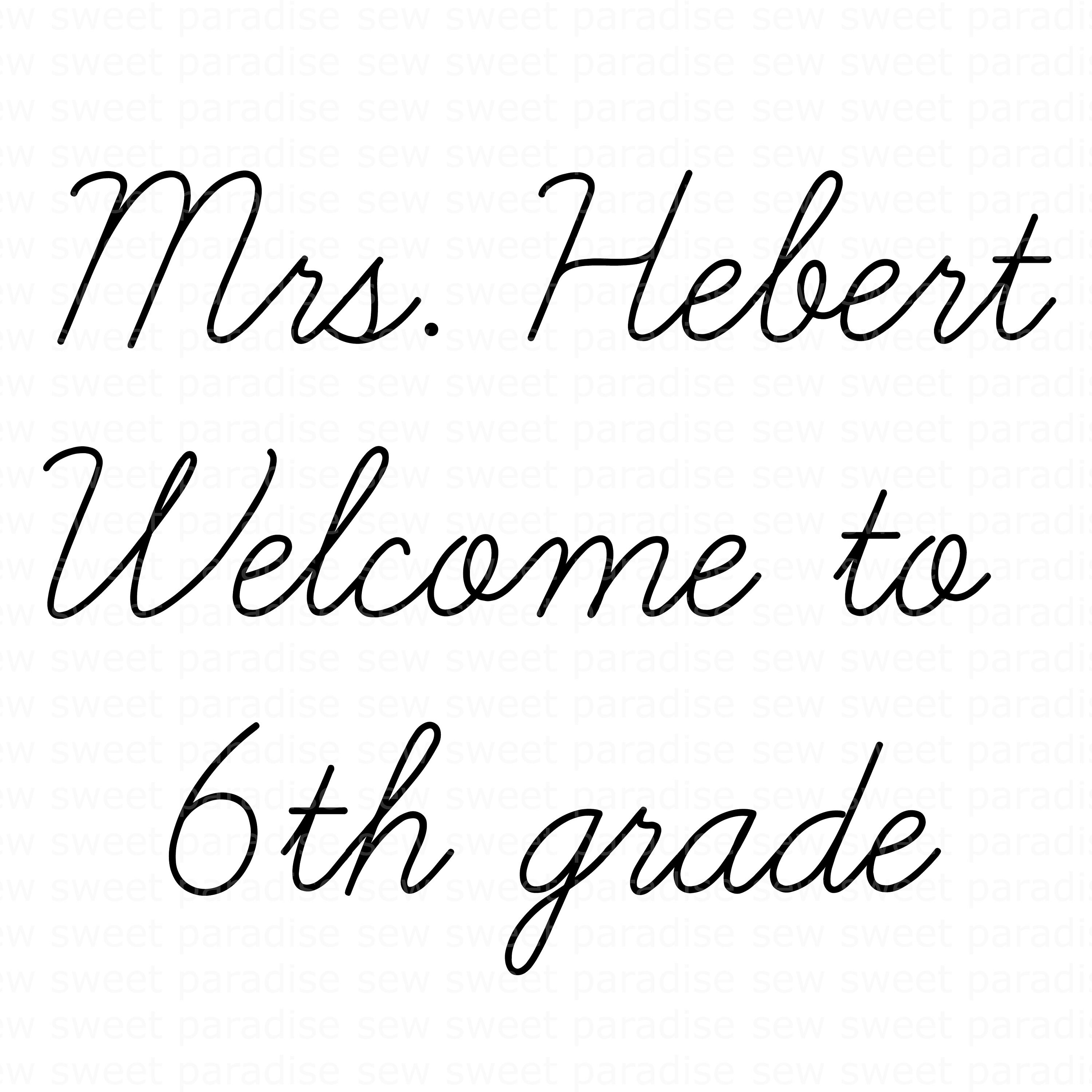 Buy Cursive Font SVG + TTF, Handwriting, Script, 1 Svg, 1 Dxf, 1 Png ...