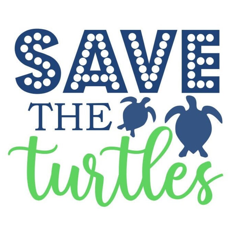 Turtle SVG Swimming Turtle SVG Save the Turtles SVG Digital - Etsy Canada