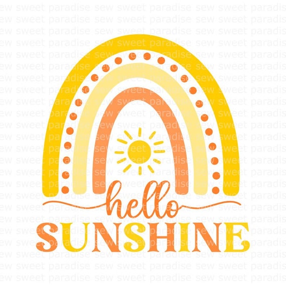 Hello Sunshine Clip Art