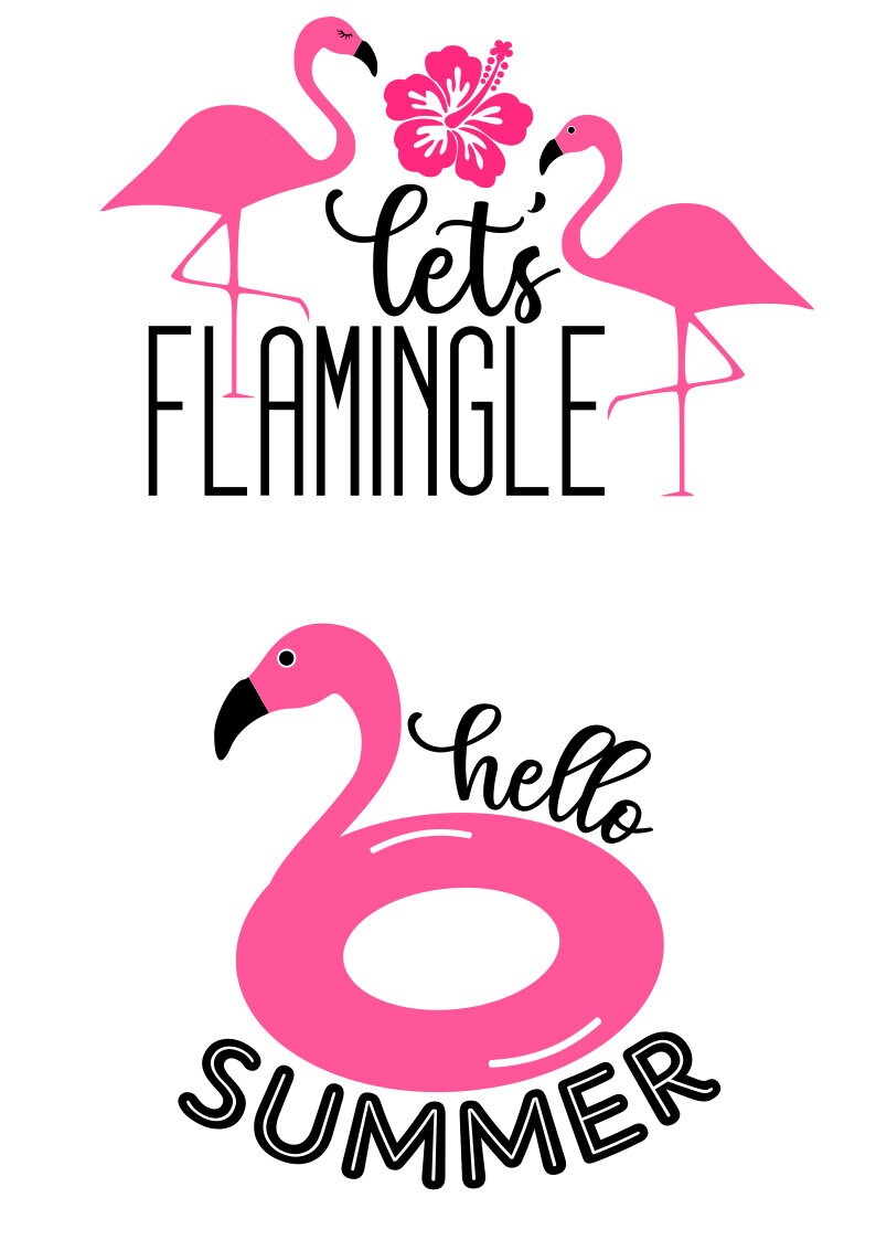 Flamingo SVG Bundle Flamingo Float Summer Porch Sign - Etsy UK