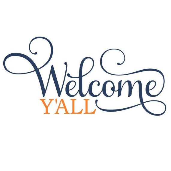 Welcome Sign SVG Welcome Y'all SVG Welcome SVG Digital - Etsy