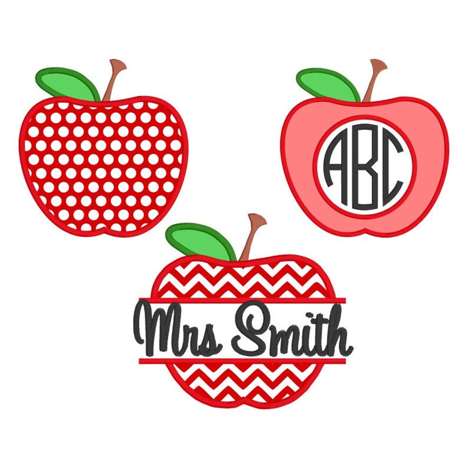 Teacher Embroidery Designs Bundle MACHINE EMBROIDERY Teacher - Etsy