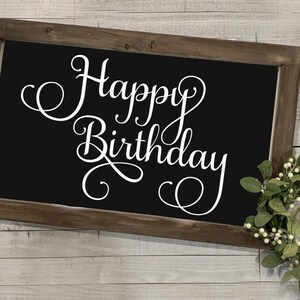Happy Birthday SVG, Birthday SVG, Birthday Script SVG, Instant Download ...