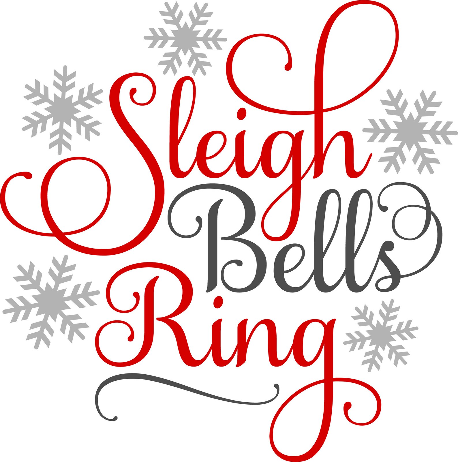 Sleigh Bells Ring SVG Christmas SVG Winter SVG Digital | Etsy