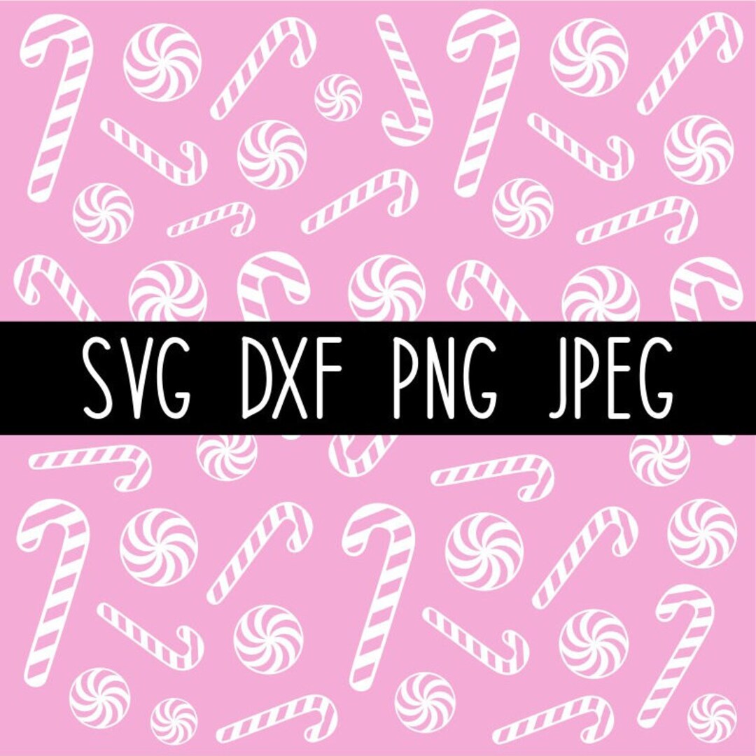 Candy Cane SVG, Candy Cane Pattern SVG, Pink Candy Cane Paper PNG ...
