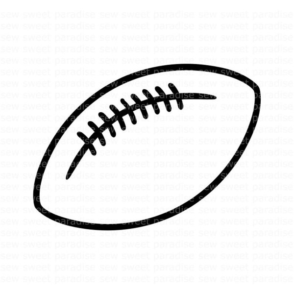 Football Outline Svg - Etsy