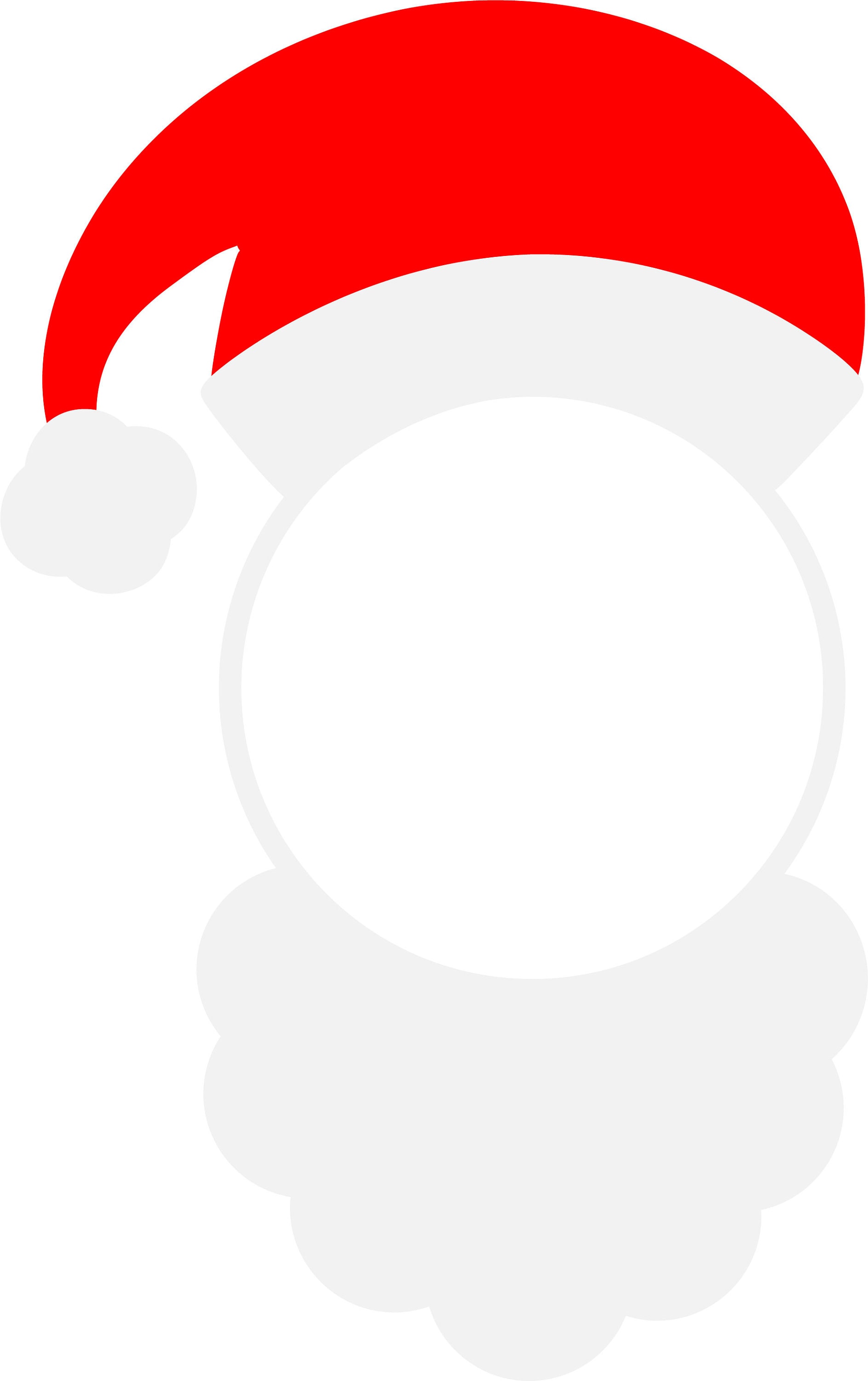 Santa Claus Frame SVG Christmas Monogram Frame SVG Digital | Etsy