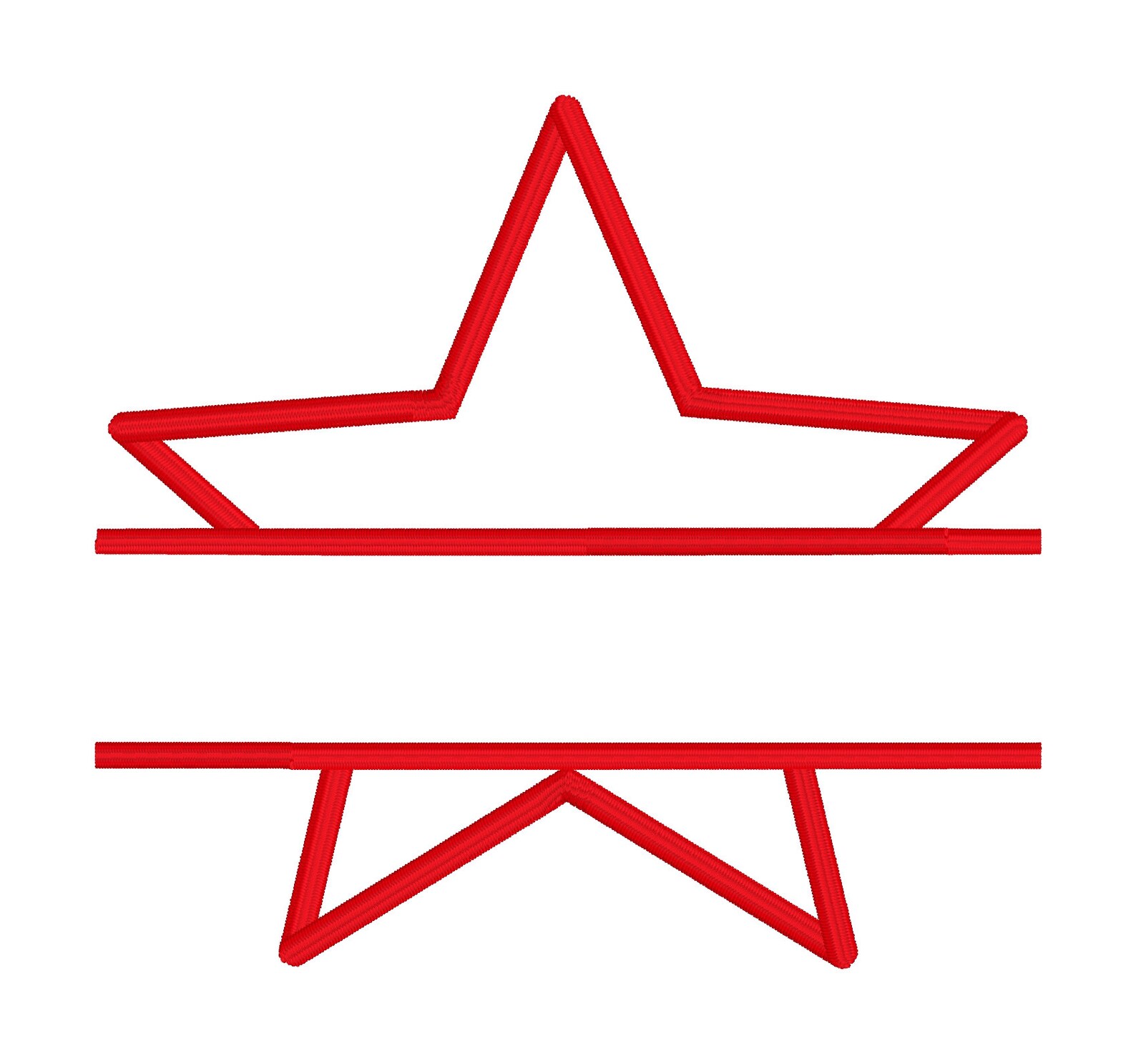 Star Name Frame Applique Design MACHINE EMBROIDERY 4th of - Etsy