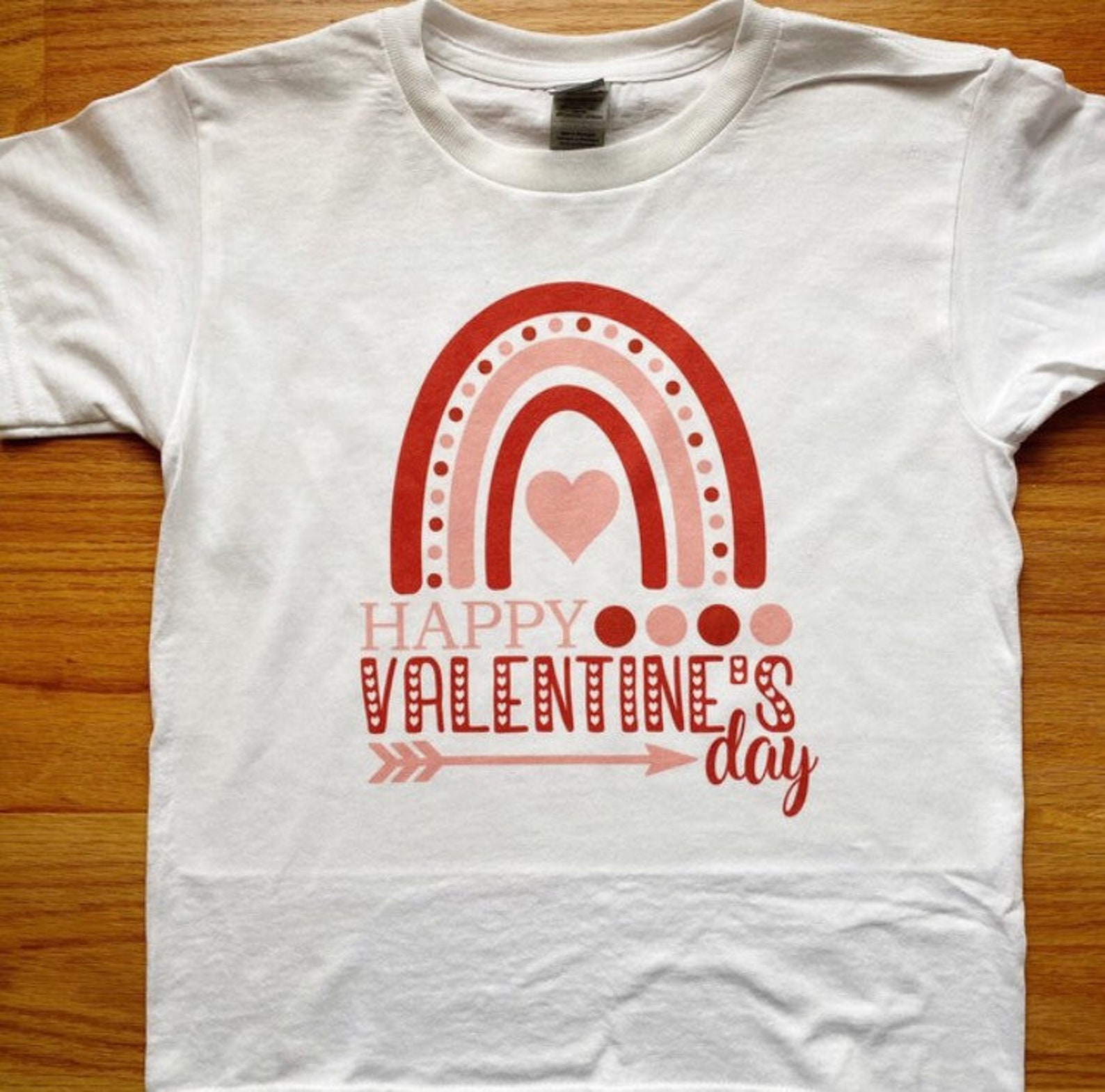 Happy Valentines Day Rainbow SVG Heart Rainbow SVG Digital | Etsy