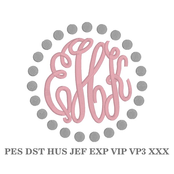 Embroidery Monogram Frames - Etsy