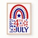 4th of July Rainbow SVG Bundle America Rainbow SVG Digital - Etsy