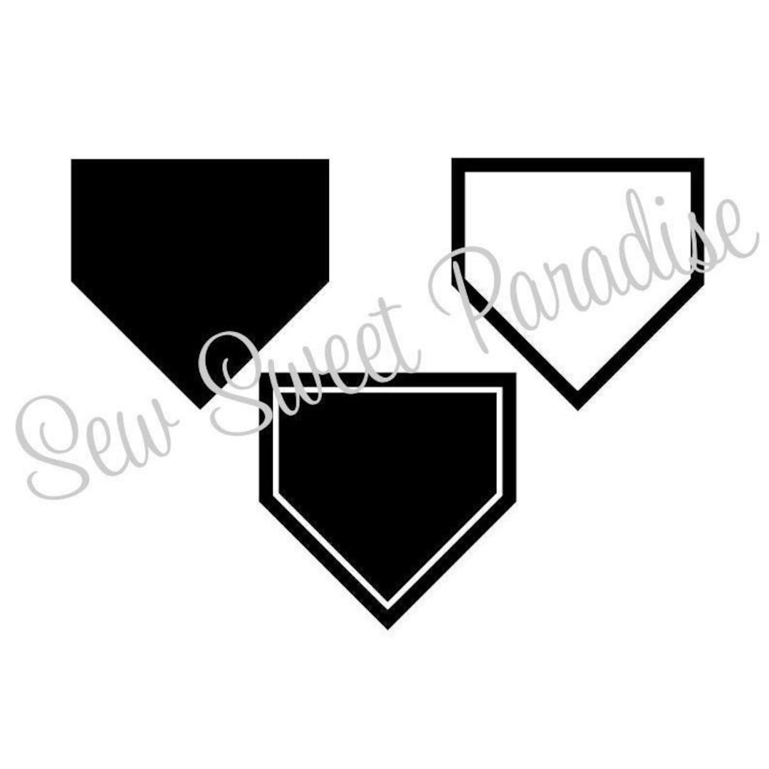 Home Plate SVG, Baseball SVG, Softball SVG, Instant Download, Cut File ...