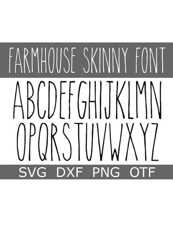 Drawing & Illustration Svg Instant Download! Farmhouse Font Otf and Ttf ...