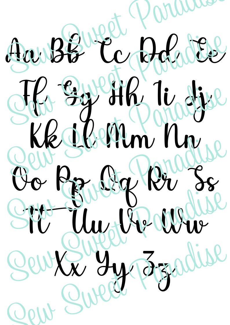 Farmhouse Font SVG TTF Farmhouse Font Alphabet Script | Etsy