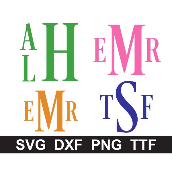 Stacked Monogram - Etsy