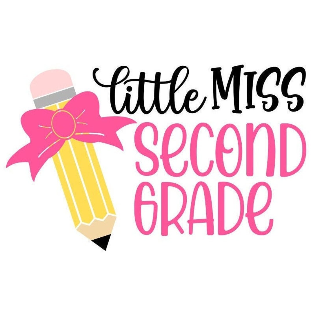 Little Miss Second Grade SVG 2nd Grade SVG School Shirt SVG - Etsy México