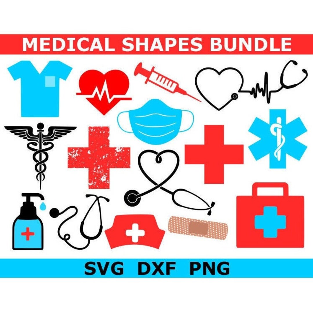 Enfermera SVG Bundle Hospital SVG Médico SVG Descarga - Etsy México