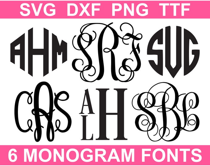 3 Letter Wedding Monogram, Three Letters Monogram Logo, 3 Letters ...