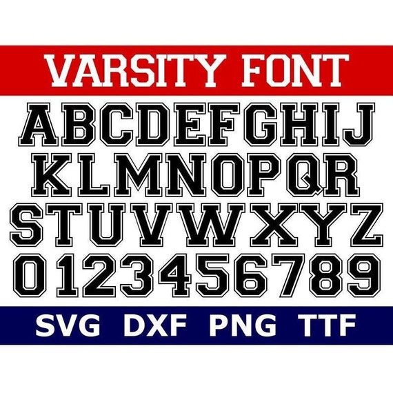 Sports Number Font