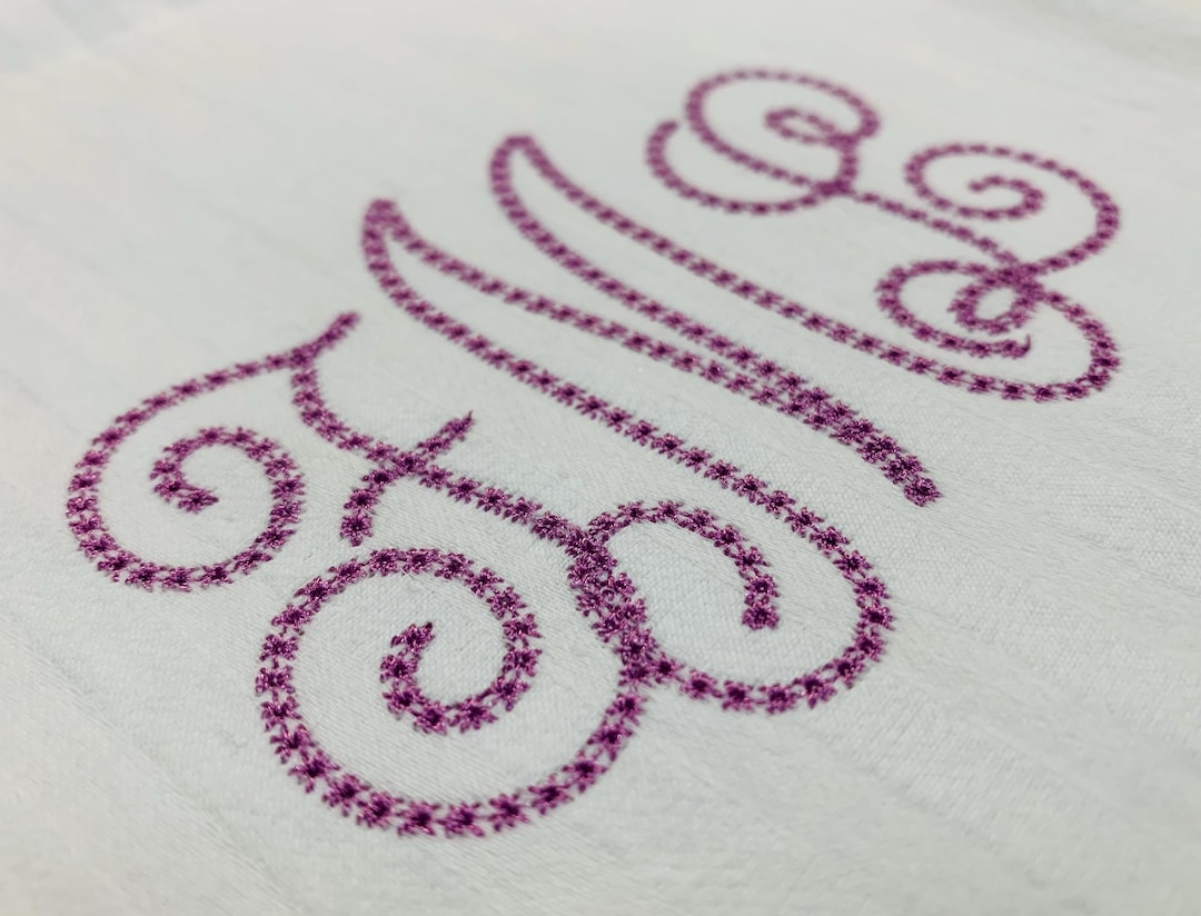 Cross Stitch Embroidery Monogram Font, MACHINE EMBROIDERY, Decorative ...