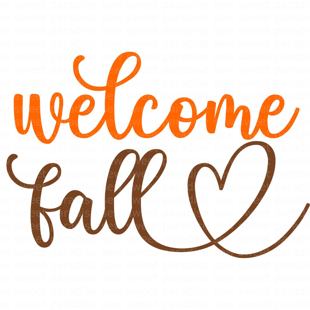 Welcome Fall SVG, Fall Door Sign SVG, Halloween SVG, Digital Download ...