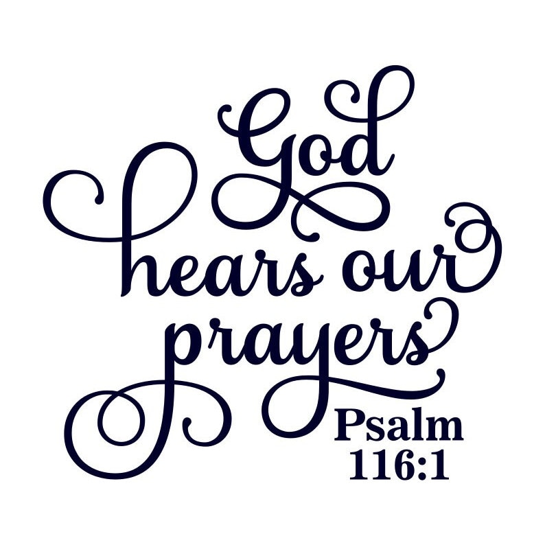 God Hears Our Prayers SVG Inspirational Sign PNG Digital - Etsy