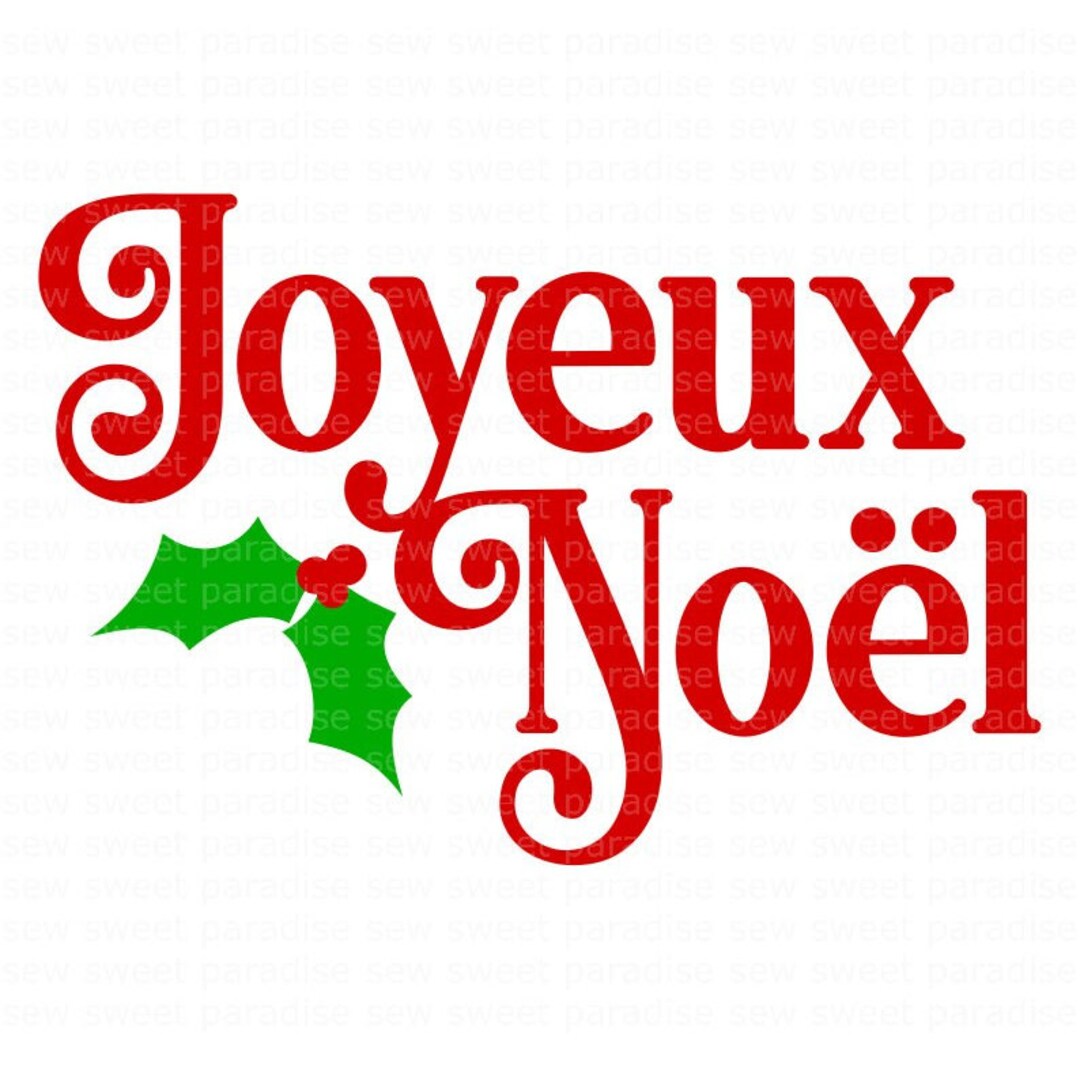 Joyeux Noel SVG, Joyeux Noel PNG, Merry Christmas SVG, Digital Download ...