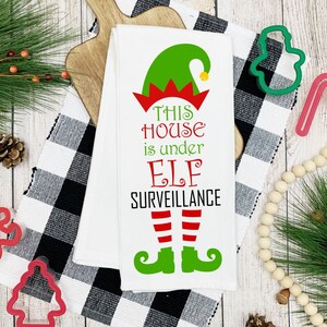 Elf Surveillance SVG, Christmas SVG, Elf Door Sign SVG, Digital ...