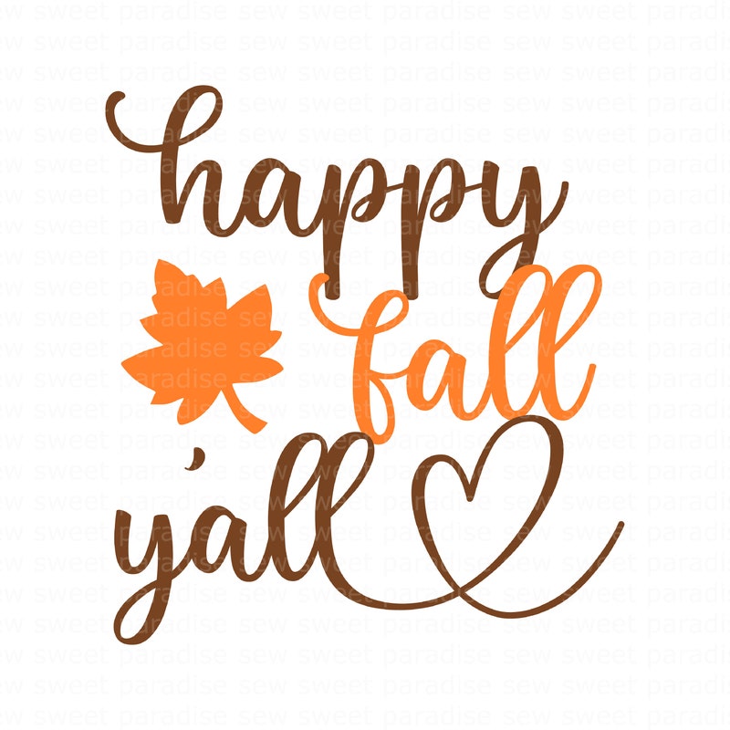Happy Fall Yall - Etsy
