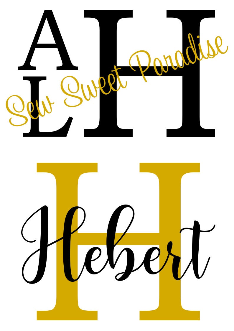 Monogram SVG TTF Alphabet Roman Serif Alphabet Family - Etsy UK