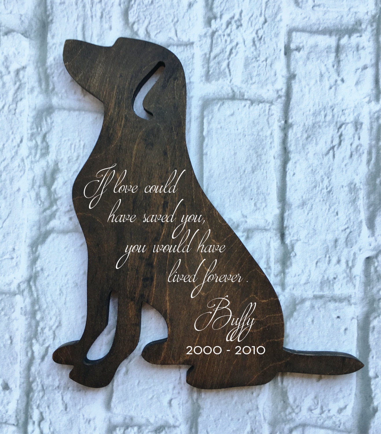 Loss of Dog Personalized Pet Memorial Pet Sympathy Pet Loss | Etsy