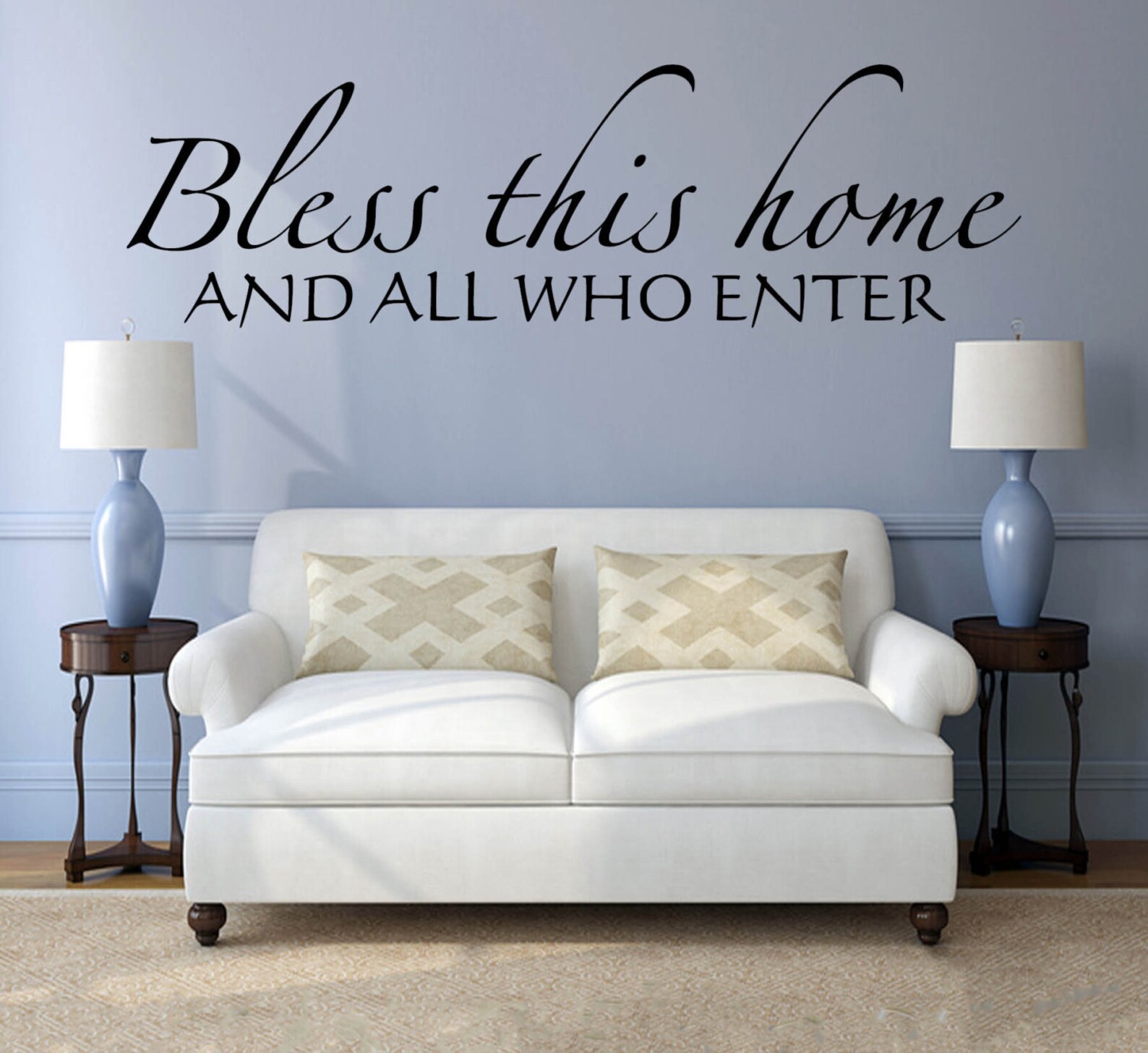 Wall Decal Quote Vinyl Wall Art Wall Decal for Living Room - Etsy