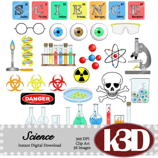 Mad Scientist Clipart - Etsy